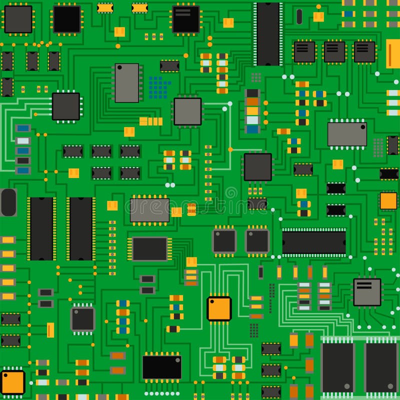 Computer Chip Technology Processor Circuit Motherboard Information ...