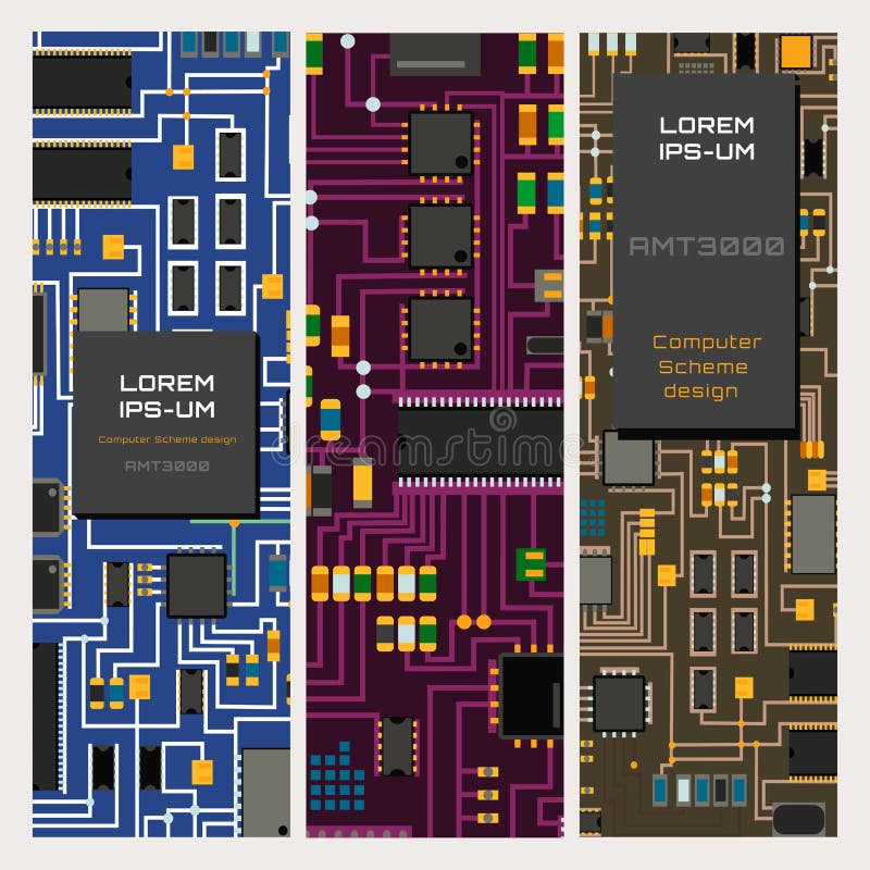 Computer Chip Technology Processor Circuit Motherboard Information ...