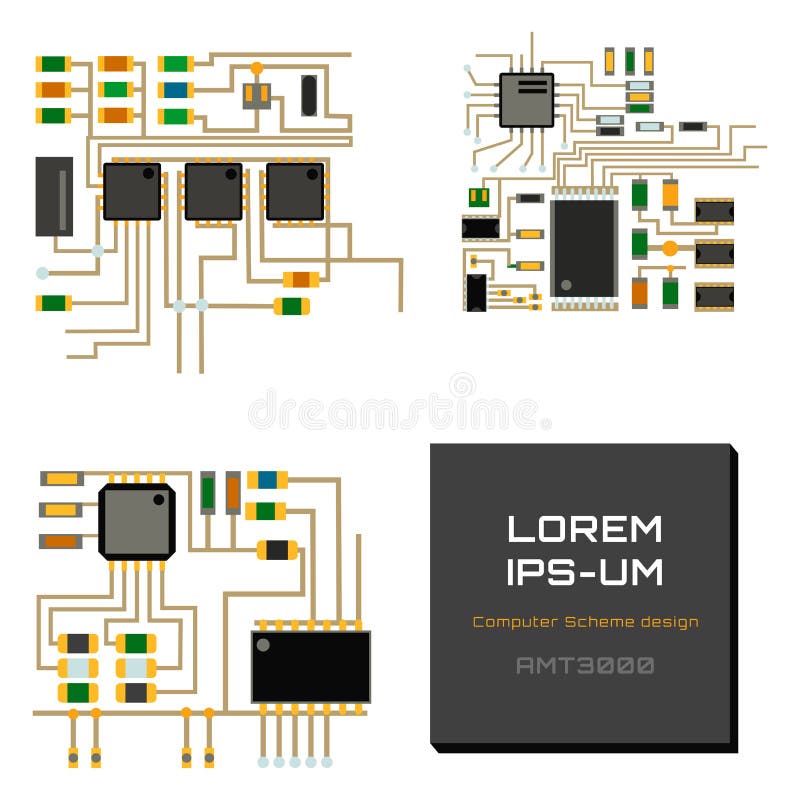 Computer Chip Technology Processor Circuit Motherboard Information ...