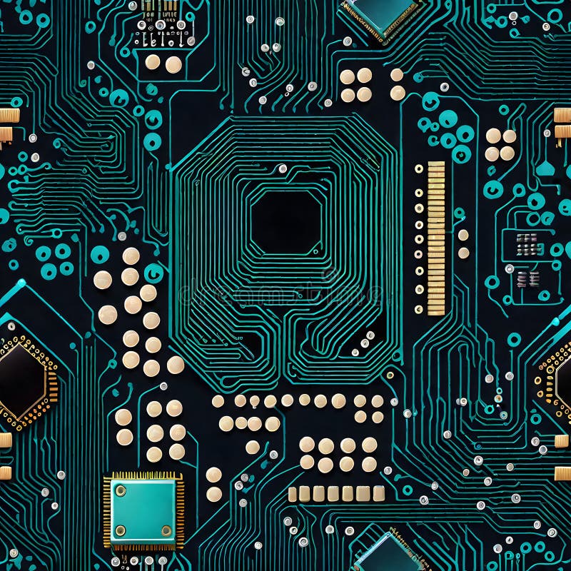 Computer Chips, AI-generatet Stock Illustration - Illustration of chips ...