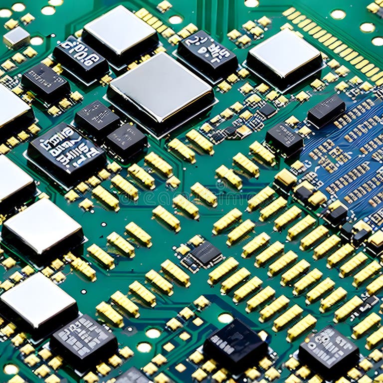 Computer Chips, AI-generatet Stock Illustration - Illustration of ...