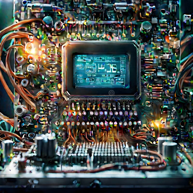 Computer Chips, AI-generatet Stock Illustration - Illustration of tiny ...