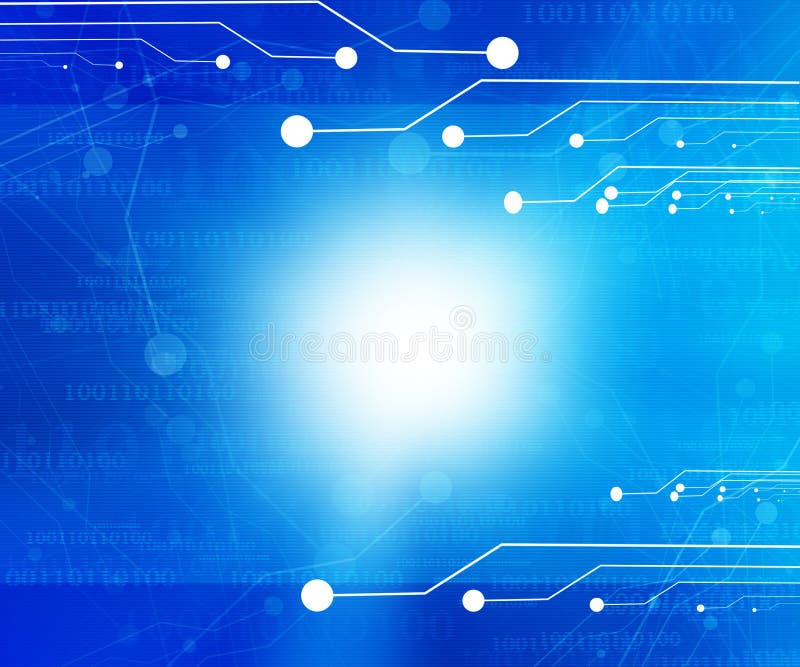 Computer circuit stock illustration. Illustration of bytes - 5733762