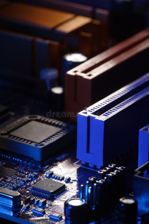 Closeup of Computer board stock image. Image of dram, computers - 50233