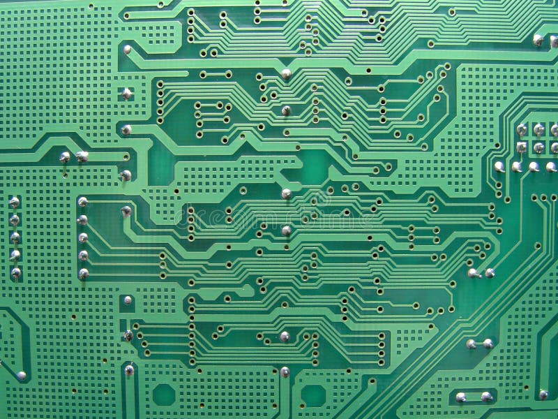 Computer Circuit Board stock image. Image of close, pins - 131181
