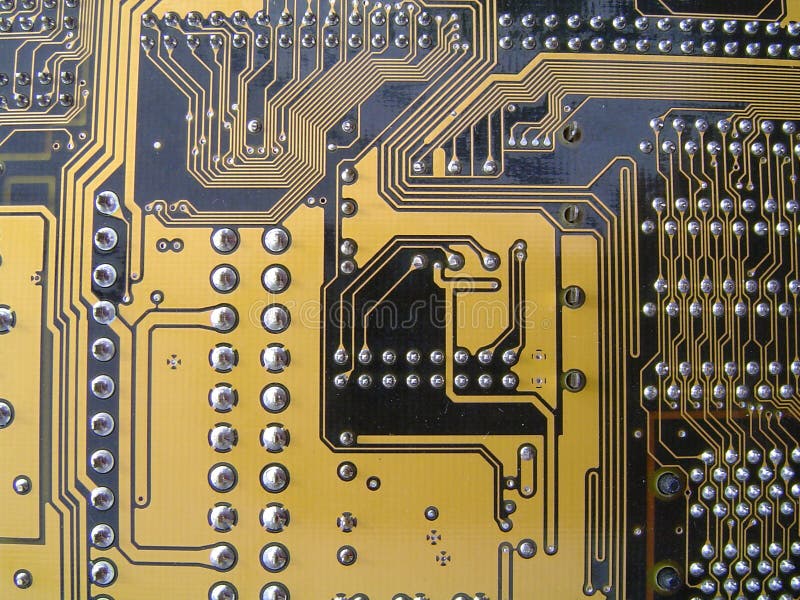 Computer Circuit Board stock image. Image of close, pins - 131181