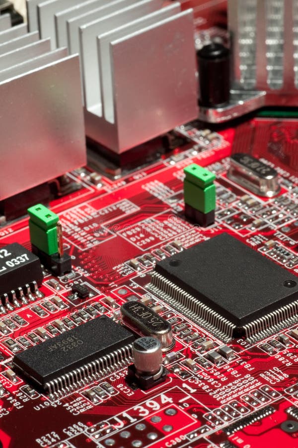 Computer Circuit Board stock image. Image of hardware - 14969947