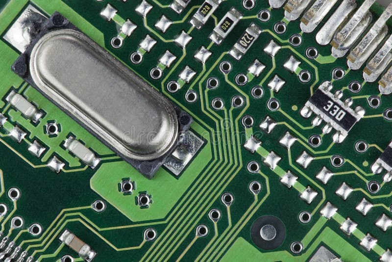Computer Circuit Board stock photo. Image of technology - 25233834