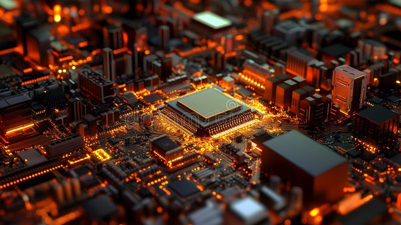 Computer Circuit Board Abstract Background for Technology Designs Stock ...