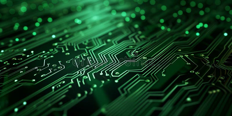 Computer Circuit Board Circuitboard Tech Concept Stock Illustration ...