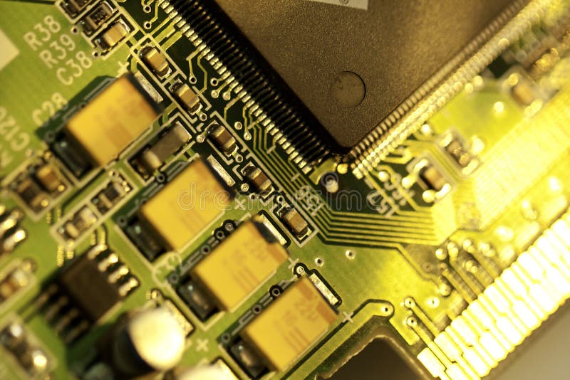 Computer circuit board stock photo. Image of hitech - 105980400