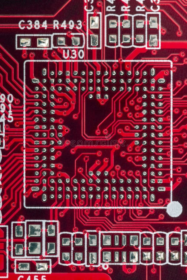 Computer circuit board stock image. Image of design - 152182955