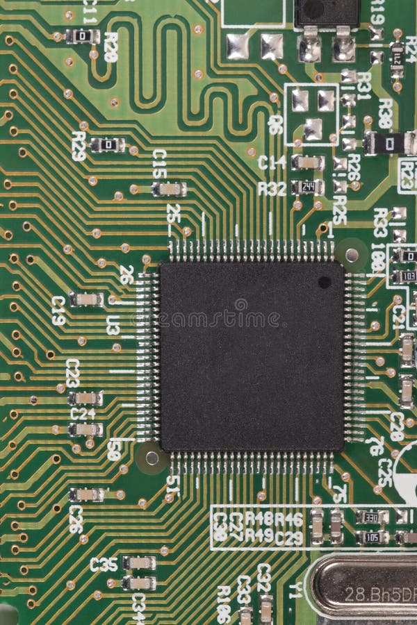 Computer circuit board stock photo. Image of closeup - 152185546