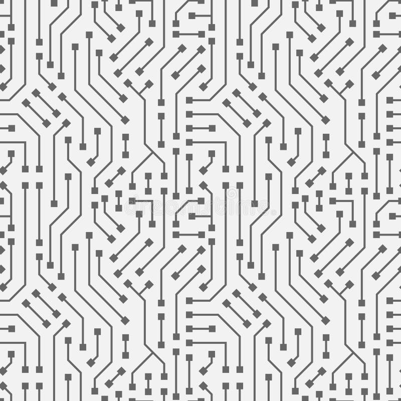 Computer circuit board. stock vector. Illustration of black - 112257348