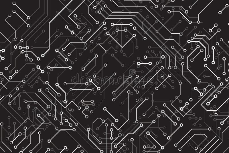 Computer Circuit Board Texture. Stock Vector - Illustration of abstract ...