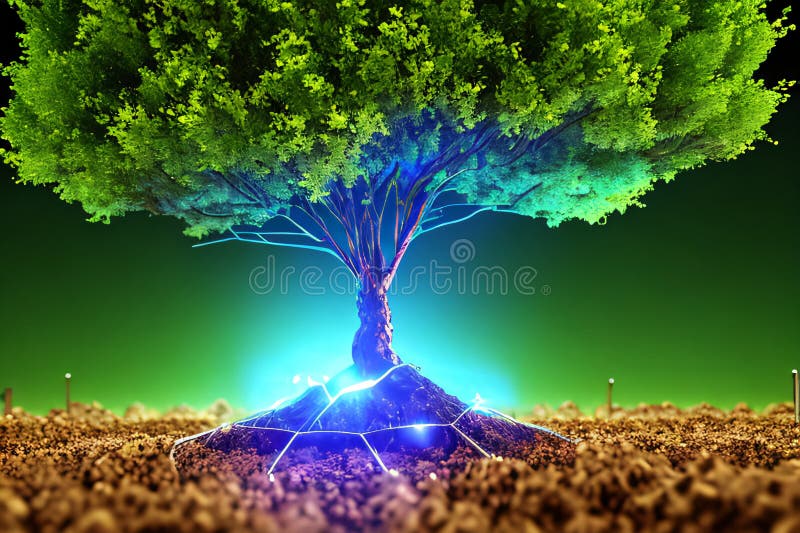 Computer Circuit Board and Tree Unite in an Amazing Combination of ...