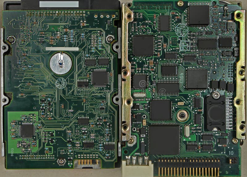 Computer Circuit Chip Motherboard Stock Image - Image of disk, drive ...
