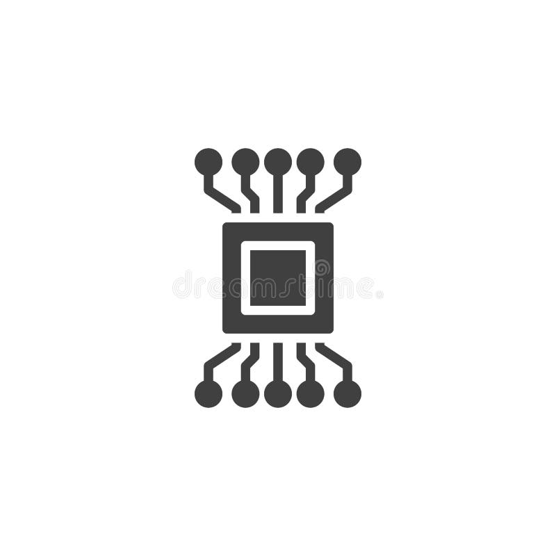 Microprocessor Symbol Stock Illustrations – 5,606 Microprocessor Symbol ...