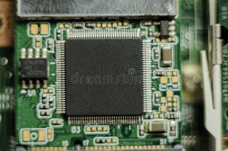 Computer Circuit Cpu Chip Mainboard Core Processor Electronics Device ...