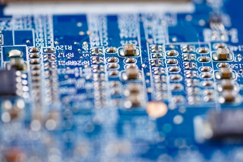 Computer Circuit Cpu Chip Mainboard Core Processor Electronics Device ...