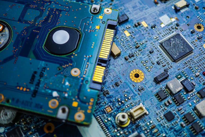 Computer Circuit Cpu Chip Mainboard Core Processor Electronics Device ...