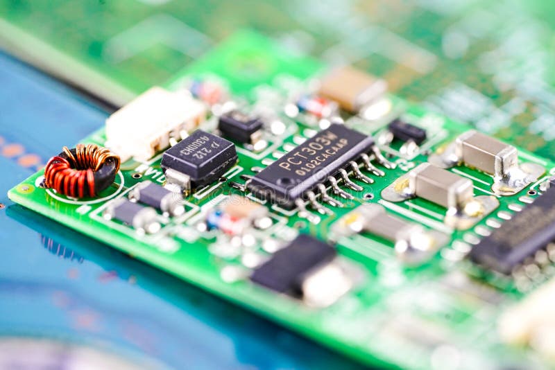 Computer Circuit Cpu Main Board Electronics Device : Concept of ...