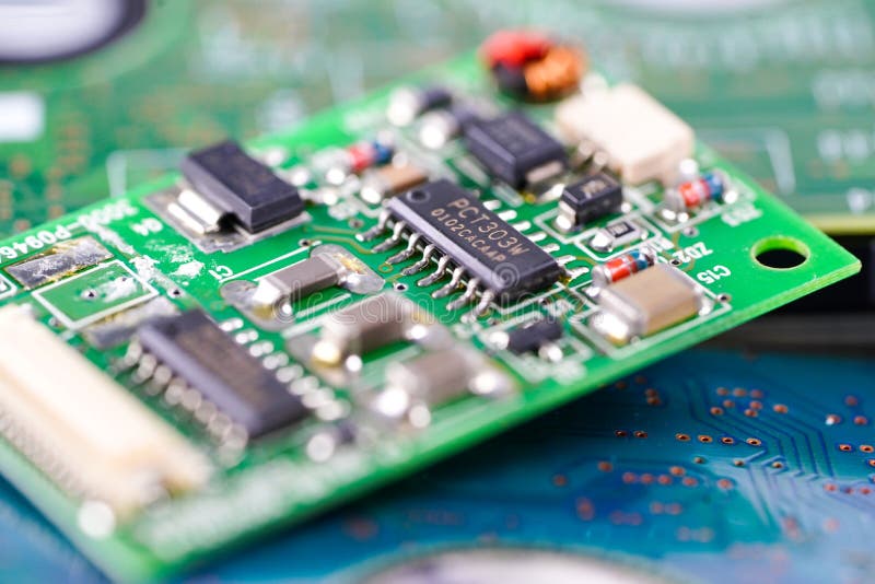 Computer Circuit Cpu Main Board Electronics Device : Concept of ...