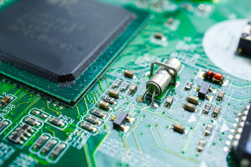 Computer Circuit Cpu Main Board Electronics Device : Concept of ...