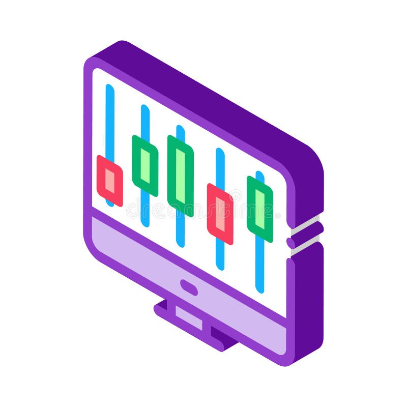 Computer Circuit Sales Purchase Icon Vector Illustration Stock Vector ...