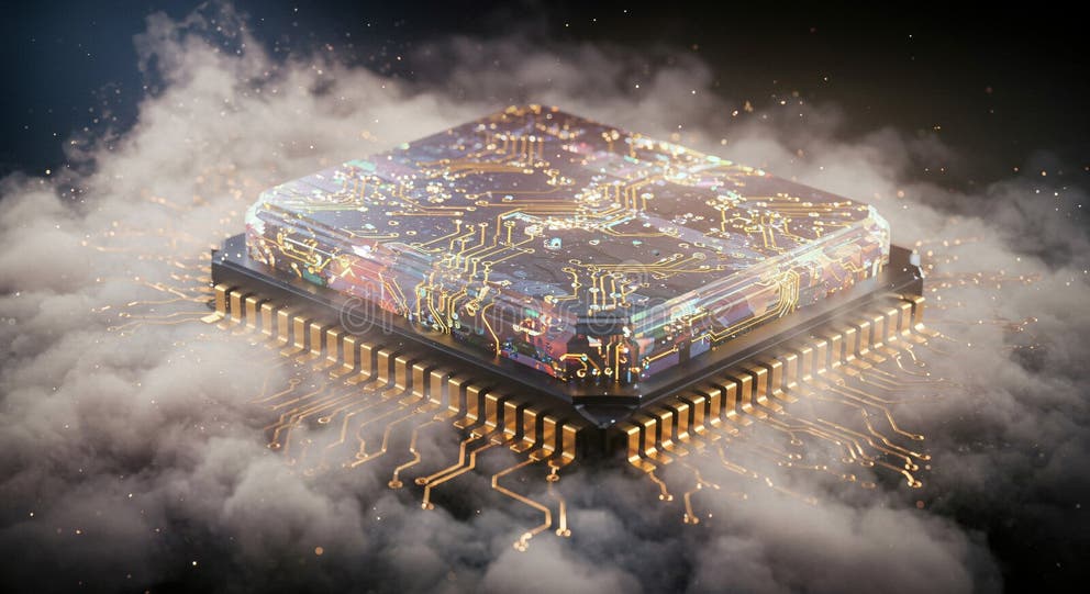 Computer Circuit Semi Conductor Abstract Vector Digital Design ...