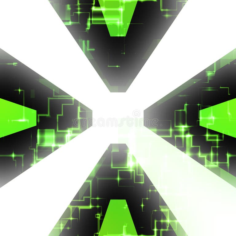 Computer Circuitry Vortex stock illustration. Illustration of modern ...