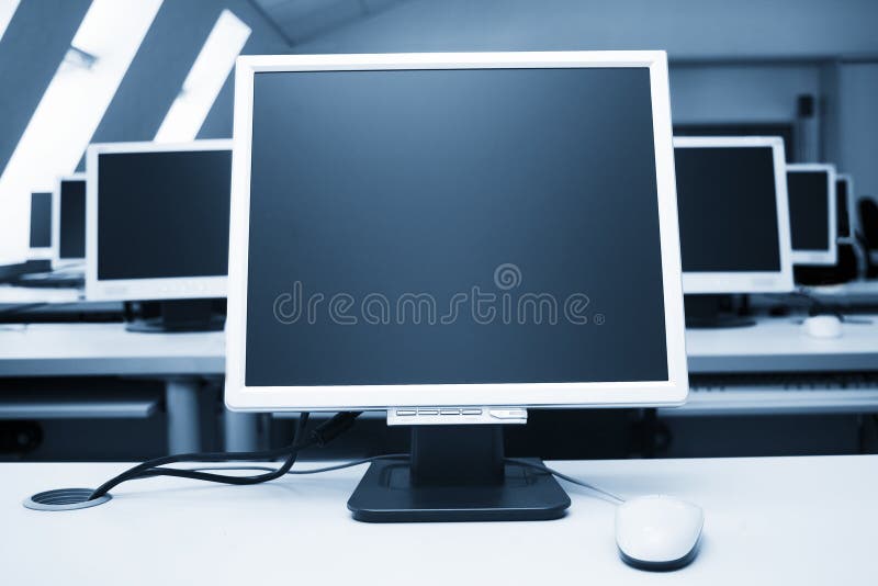 Computer class stock image. Image of hall, occupation - 2942657