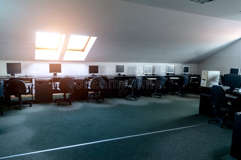 Computer Class for Training Editorial Stock Photo - Image of indoor ...
