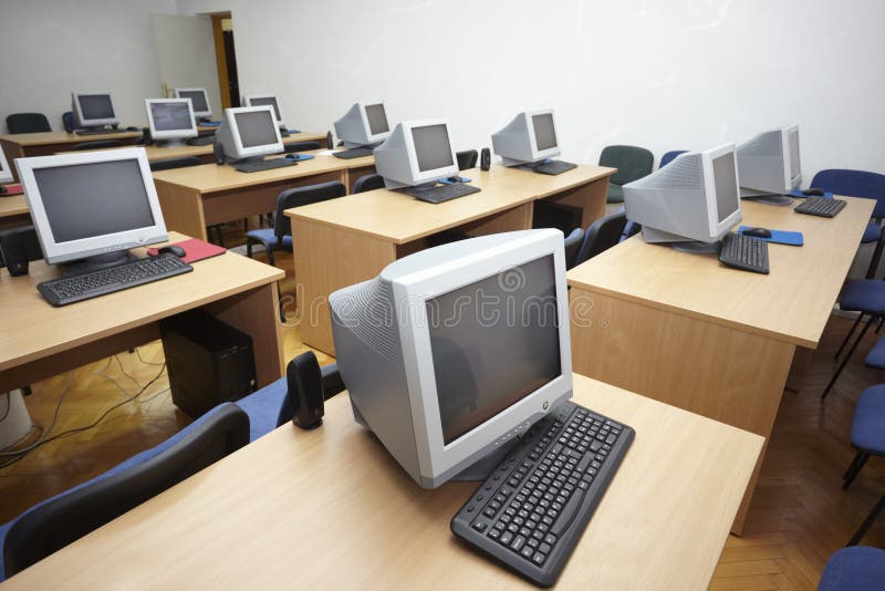 Computer classroom 1 stock photo. Image of knowledge - 12306962
