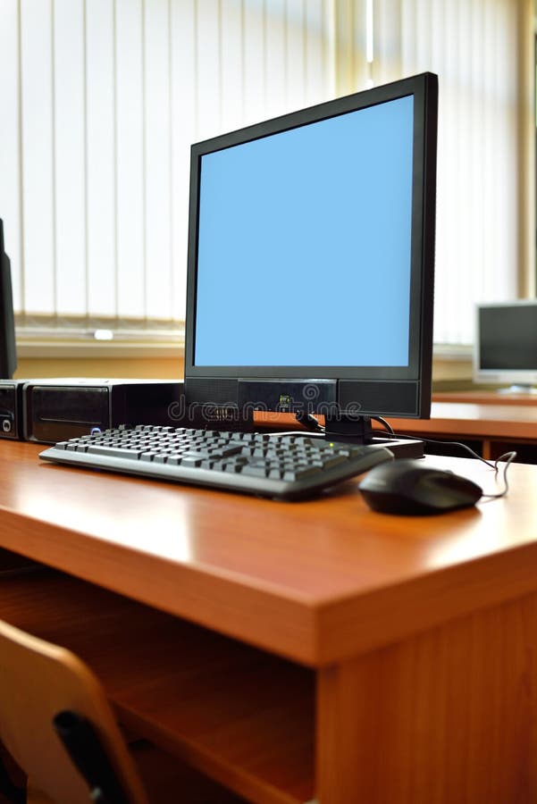 Modern computer on a desk editorial stock image. Image of imac - 40147894