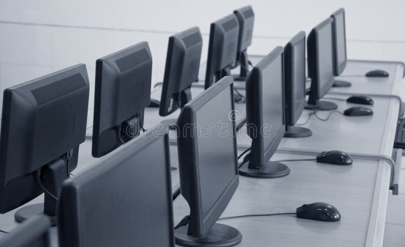 Computer classroom stock photo. Image of education, school - 34473986