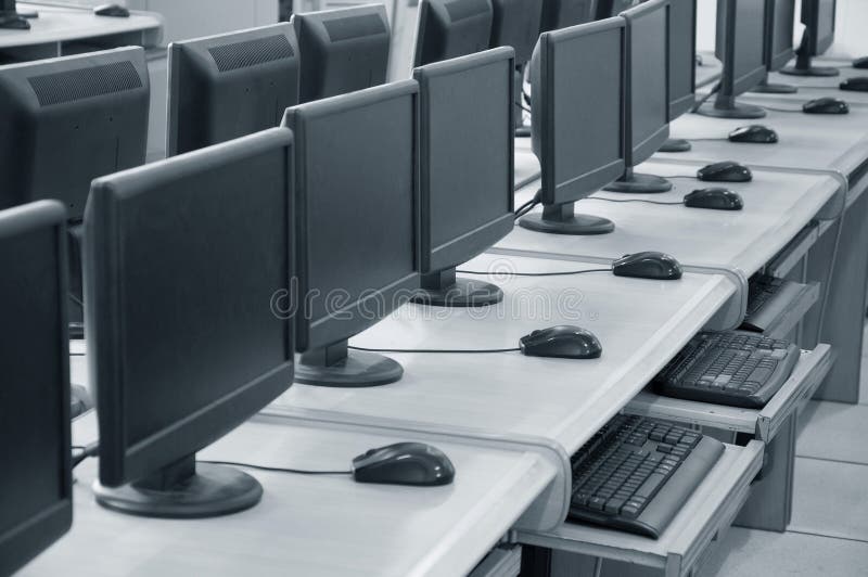 Computer classroom stock image. Image of laboratory, classmates - 40751105