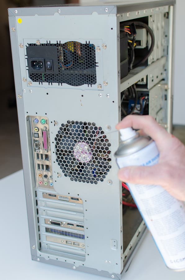 Computer cleaning stock photo. Image of board, person - 33678432