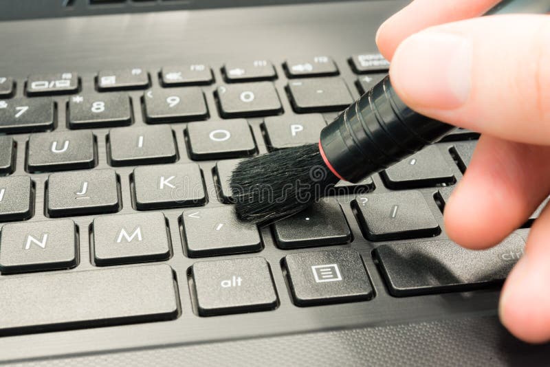 Computer cleaning stock photo. Image of board, person - 33678432