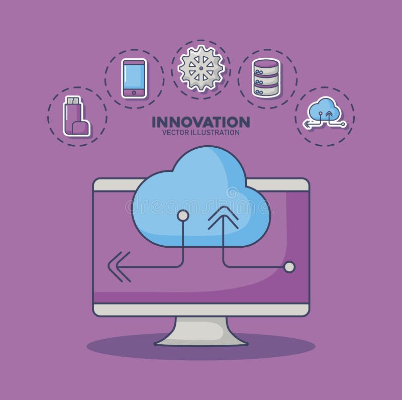 Technology and Innovation Design Icon Vector Ilustration Stock Vector ...