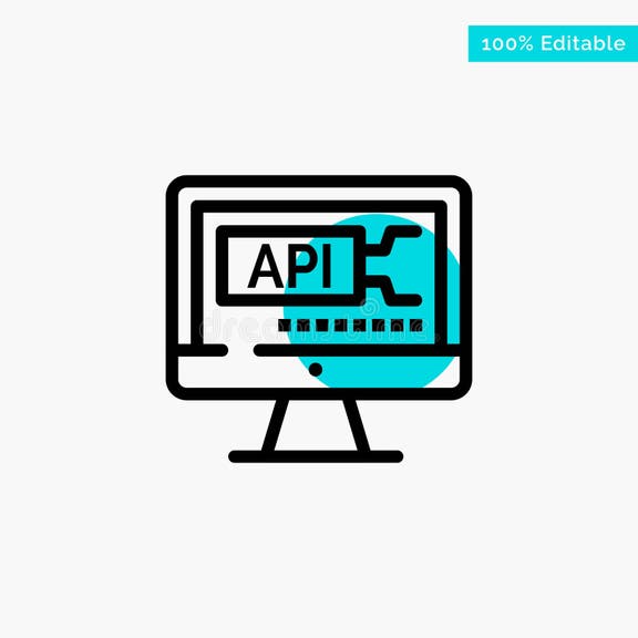 Computer, Code, Coding, Education Turquoise Highlight Circle Point Vector Icon Stock Vector ...