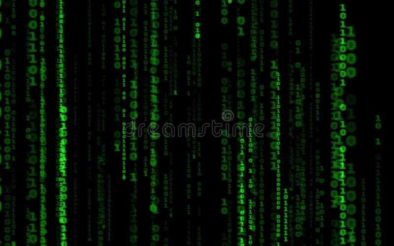 Computer Code Falling Matrix Style. Stock Video - Video of chain ...