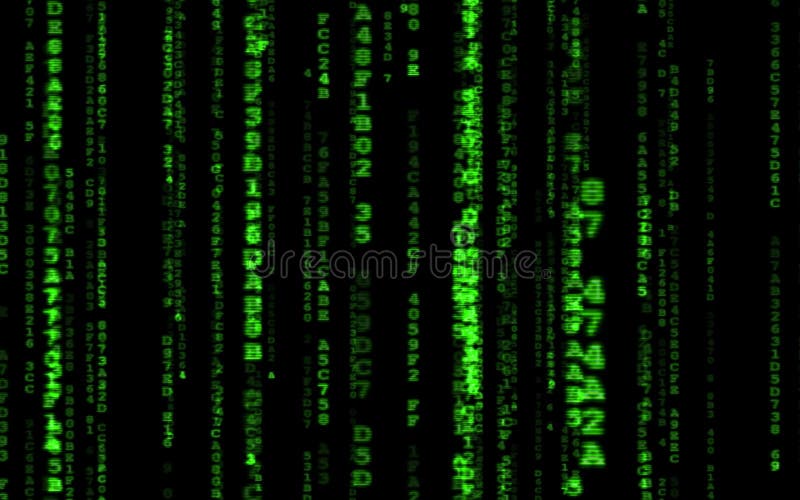 Digital Code Falling Lines Stock Illustrations – 219 Digital Code ...