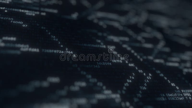 Computer Code Flashing on the Screen. Loopable Motion Background Stock ...