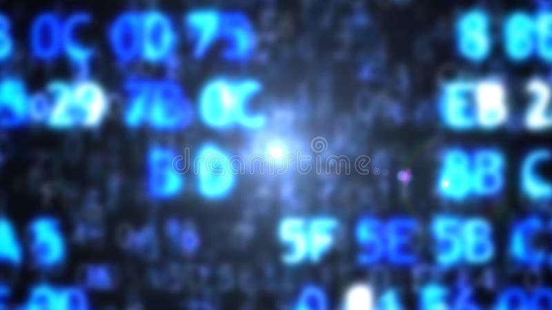 The Computer Code in the Form of Blurred. Computer Code. Stock Video ...