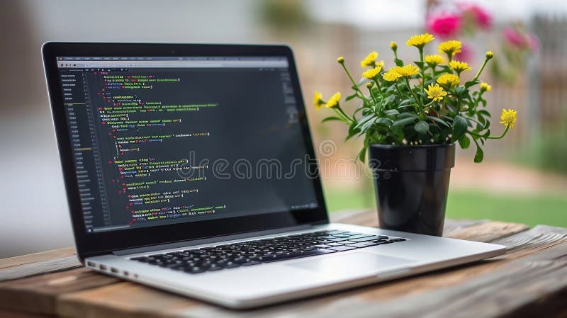 Computer Code On Laptop Programming Coding Skills Are A Valuable Skill To Have In The Tech