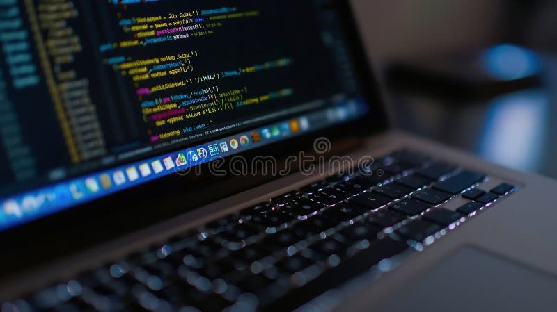Computer Code On Laptop Programming Coding Skills Are A Valuable Skill To Have In The Tech