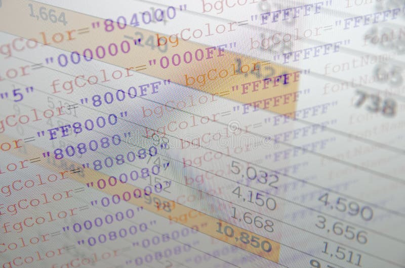 Computer code stock image. Image of technology, information - 64058773