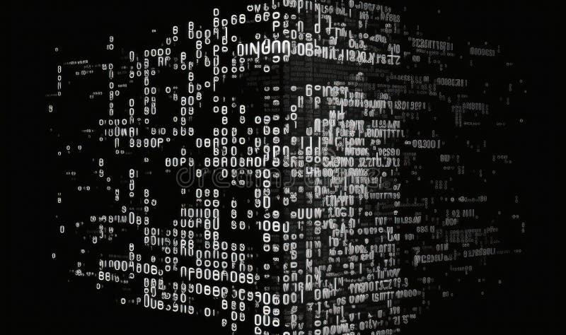 Computer Code Program. Beautiful Colorful Illustration. Style Stock ...