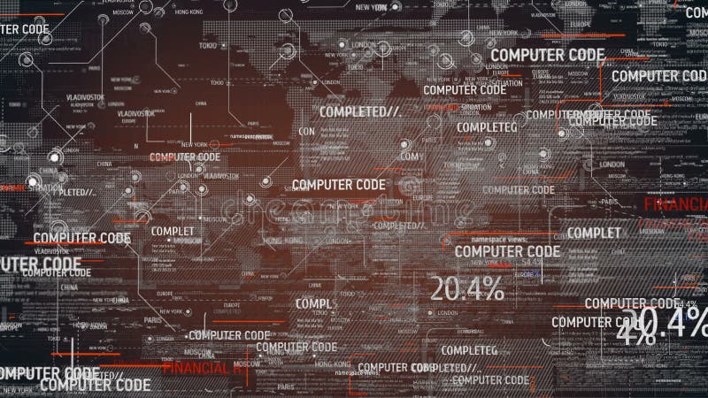 Computer Code Program Digital Background Stock Footage - Video of ...